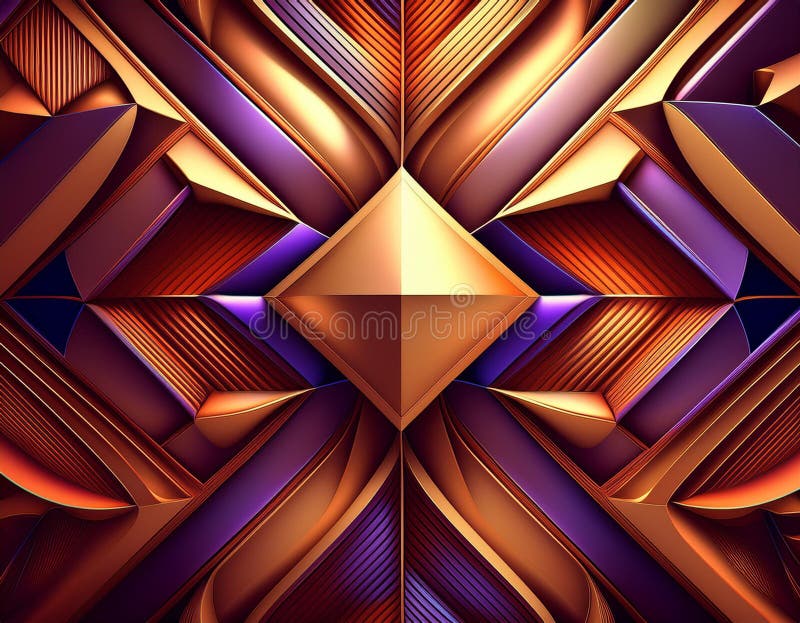 Modern 3D Background with Intersecting Geometric Shapes and Gradient ...