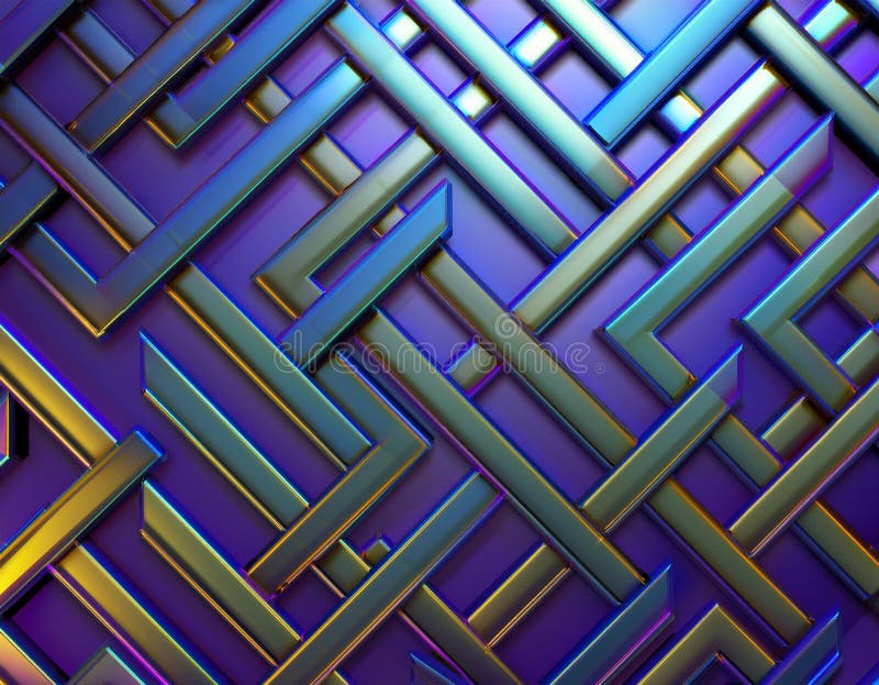 Modern 3D Background with Intersecting Geometric Shapes and Gradient ...