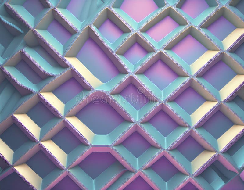 Modern 3D Background with Intersecting Geometric Shapes and Gradient ...