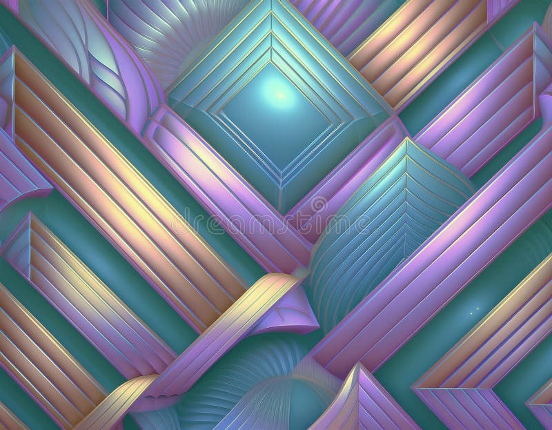 Modern 3D Background with Intersecting Geometric Shapes and Gradient ...