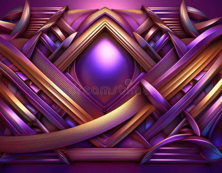 Modern 3D Background with Intersecting Geometric Shapes and Gradient ...