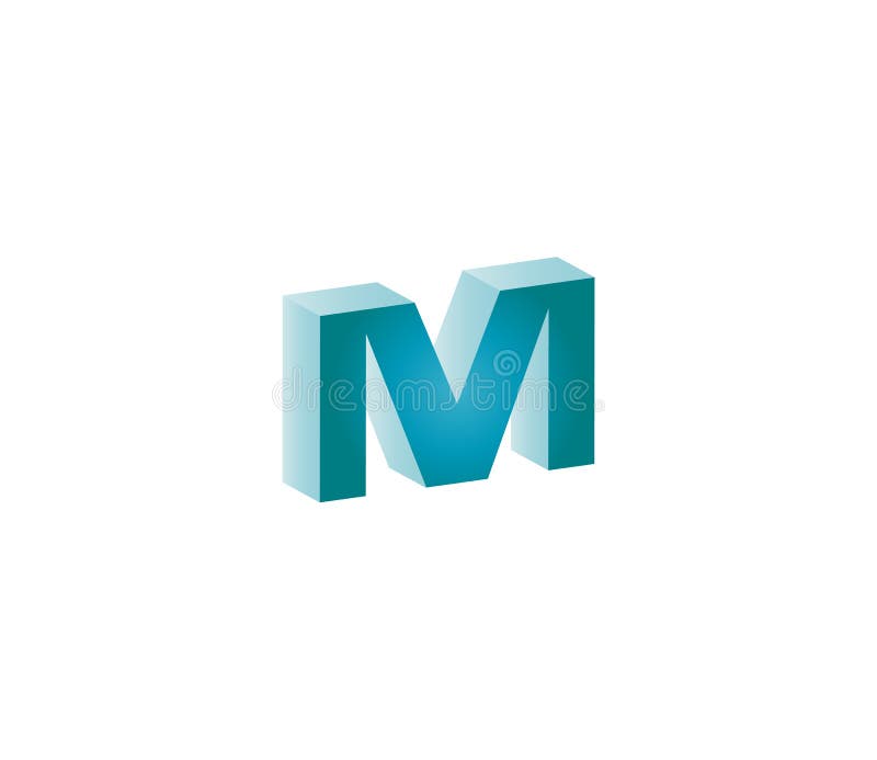 Modern 3d M Logo Design Stock Illustrations – 894 Modern 3d M Logo ...