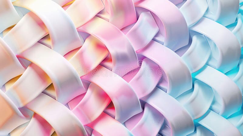 Modern 3D Pattern with Interlocking Geometric Shapes and Matte Shimmer ...