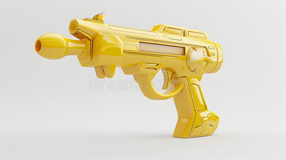 Modern 3D Render of a Funky Cartoon Water Gun Model. this is AI ...