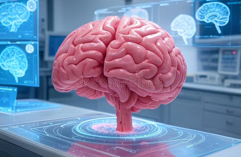 Concept Image: Bioprinting Brain Tissue: Medical Innovation Stock ...