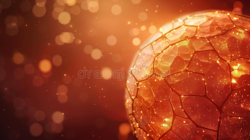 Modern 3D Sphere Design with Abstract Plexus Effect on Surface Stock ...