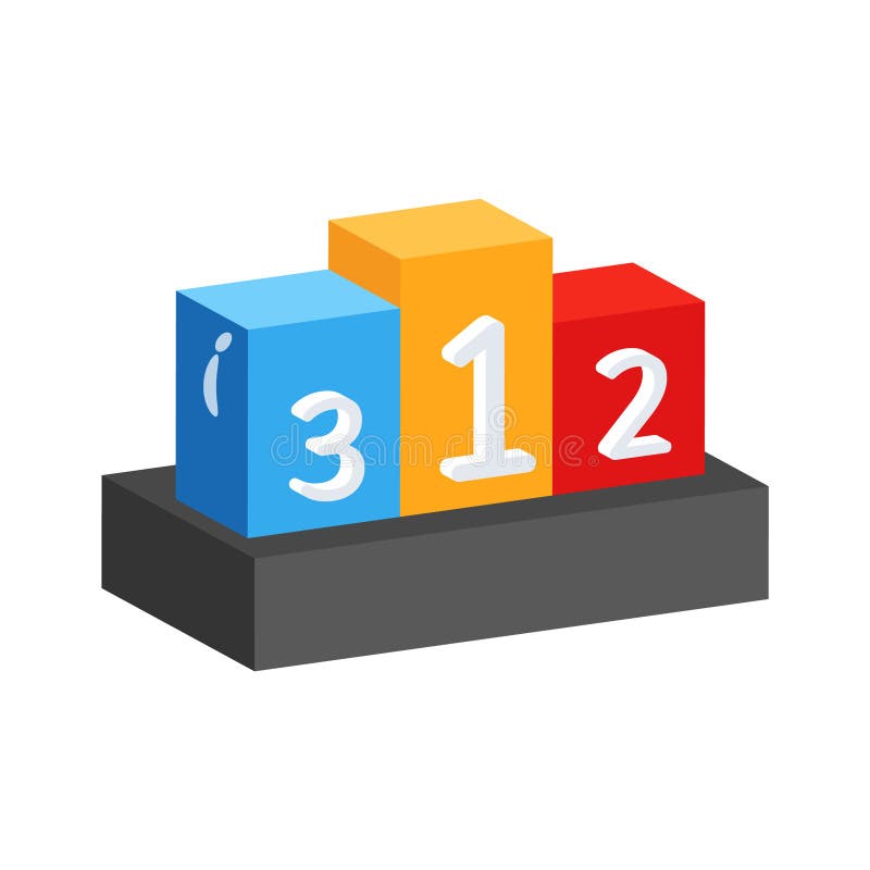 A Modern 2d Style Icon of Ranking Leaderboard Stock Vector ...