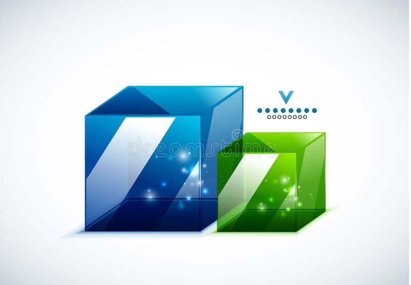 Cube design stock vector. Illustration of cubes, cube - 15681243