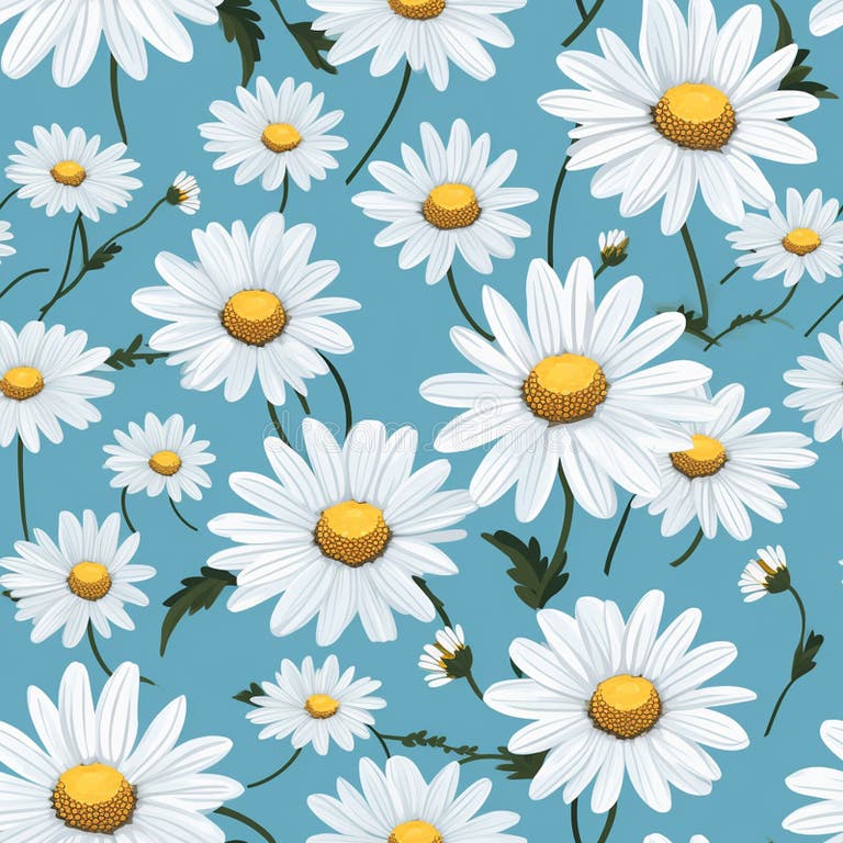 Modern Daisy Style for Modern Style Stock Illustration - Illustration ...