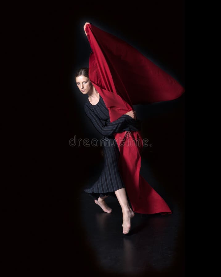 Modern dance stock photo. Image of action, female, performance - 33850414