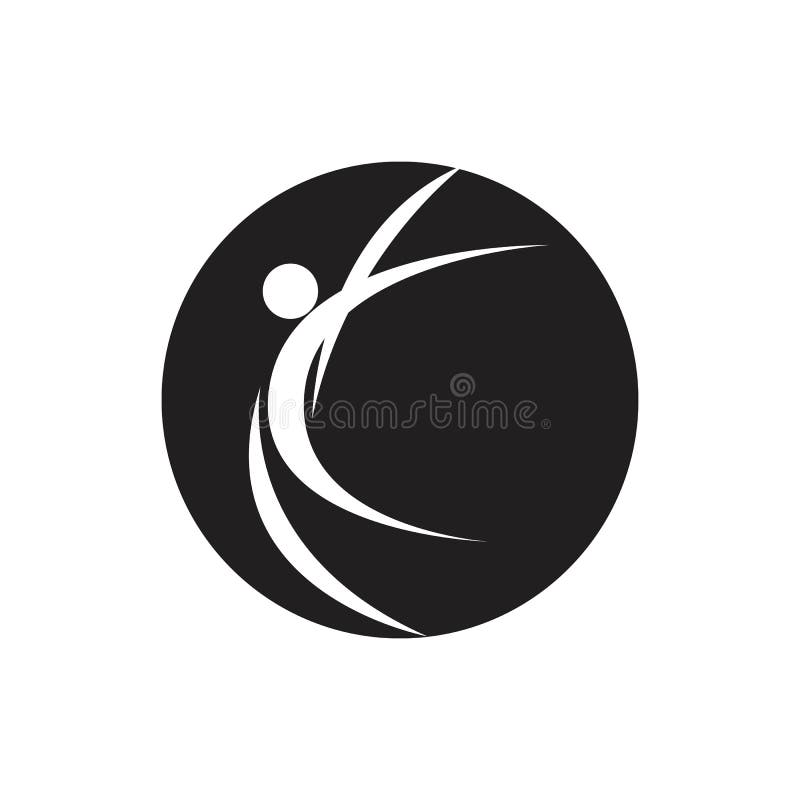 Dance Logo Vector Design Symbol Stock Vector - Illustration of creative ...