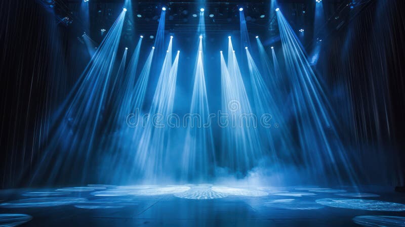 Modern Dance Stage with Creative Lighting and Spotlight for Production ...