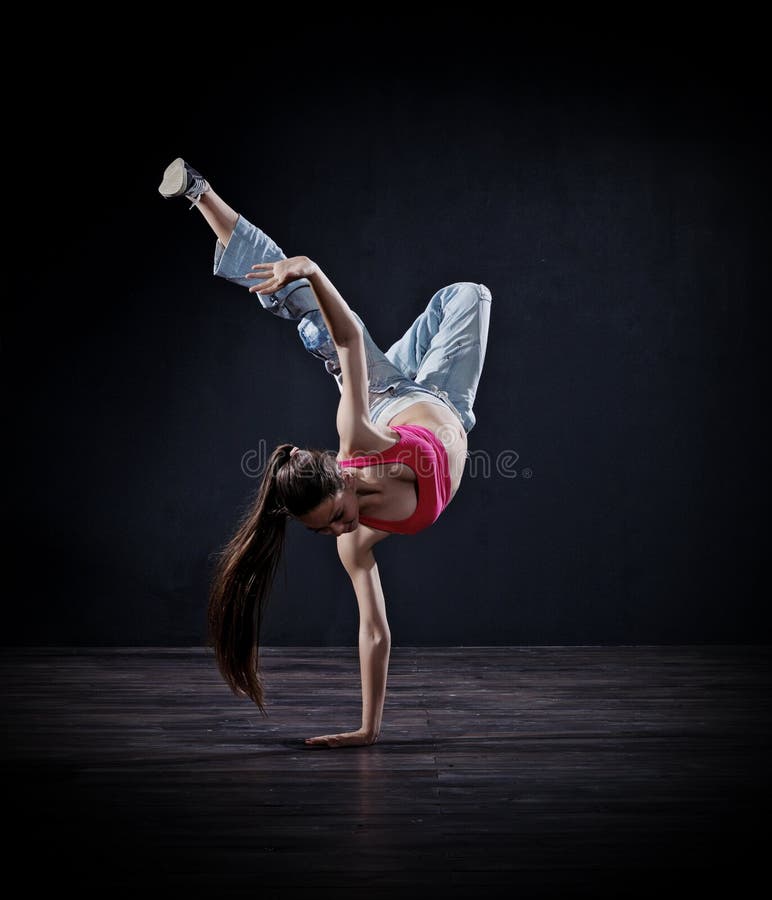 Modern dancer girl stock image. Image of beauty, females - 56222425
