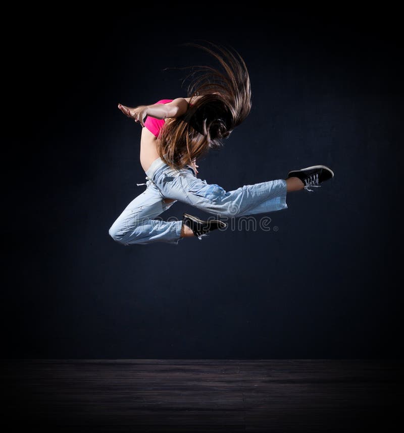 Modern Dancer Girl (normal Ver) Stock Photo - Image of modern, emotion ...