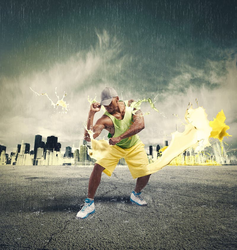 Modern dancer stock image. Image of performer, gymnastic - 39410293