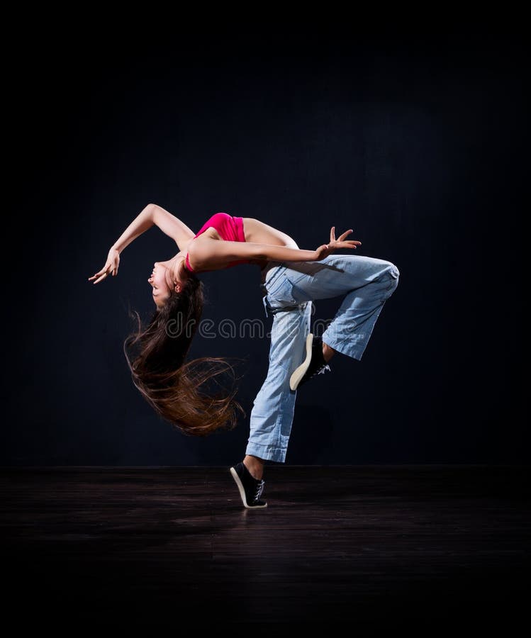 Modern Dancer (normal Version) Stock Photo - Image of females, grace ...