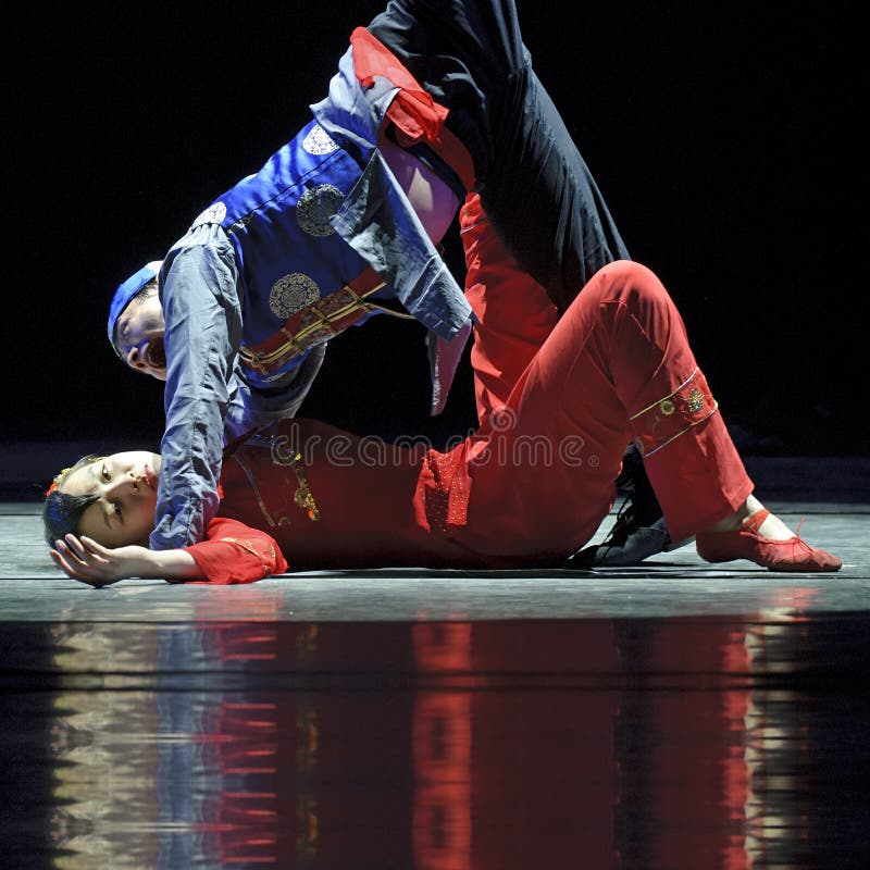 Modern dancers editorial stock photo. Image of actress - 21356598