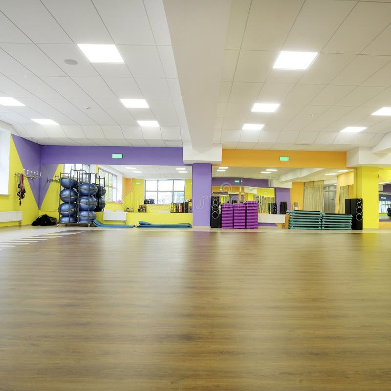 Modern dancing hall stock photo. Image of indoor, creative - 87388758