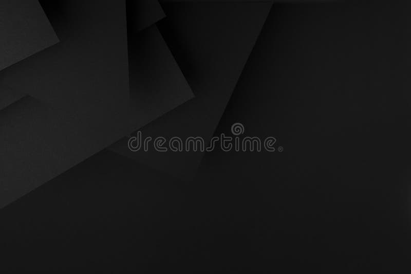 Modern Dark Black Abstract Geometric Background with Pattern of Corners ...