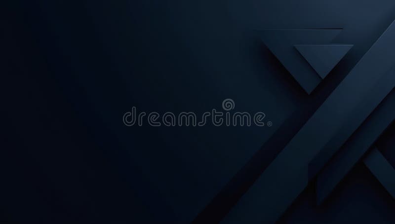 Modern Dark Black and Blue Geometric Shapes Background Stock ...
