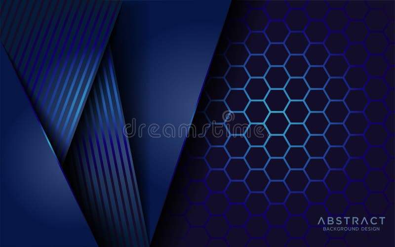 Modern Dark Blue Futuristic Background Design. Graphic Design Element ...