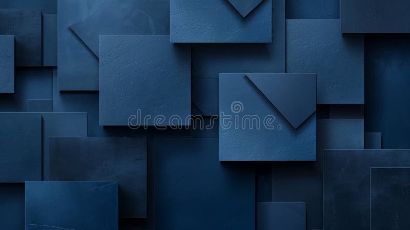 Modern Dark Blue Powerpoint Background with Abstract Shapes for ...