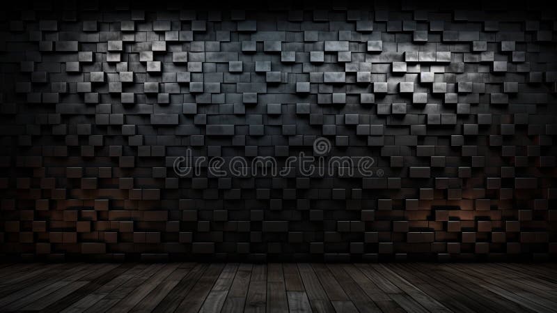 Modern dark bricks stock illustration. Illustration of design - 319427529