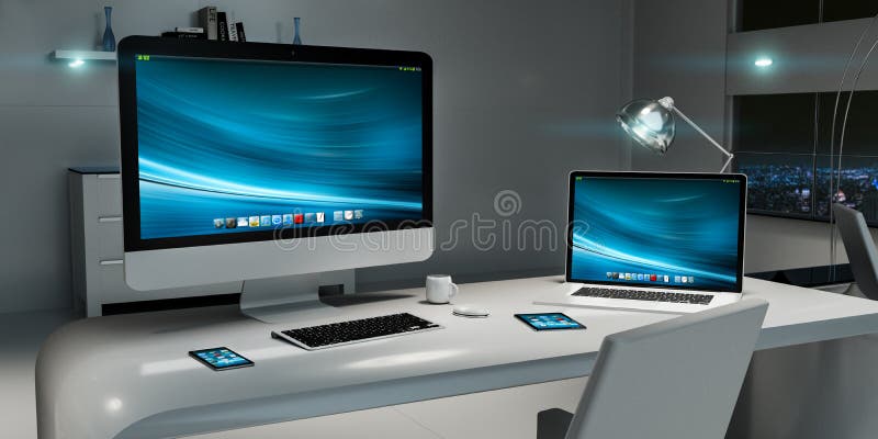 Clean Computer Desk Stock Illustrations – 49,642 Clean Computer Desk ...