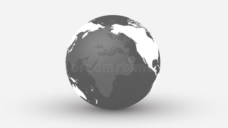 Silver Planet Earth Abstract Business Motion Background Loop Stock ...