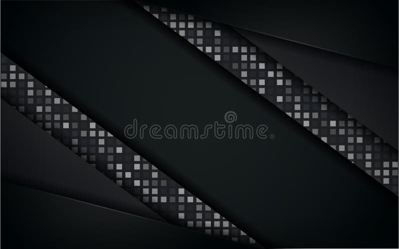 Modern Dark Tech Digital Background with Abstract Style and Overlap ...