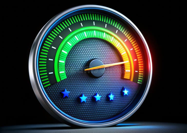 Modern Dashboard Displaying Excellent 95 Score Sleek Design Precision ...