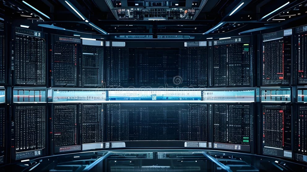 Modern Data Center and Network Infrastructure, Server, Firewall System ...