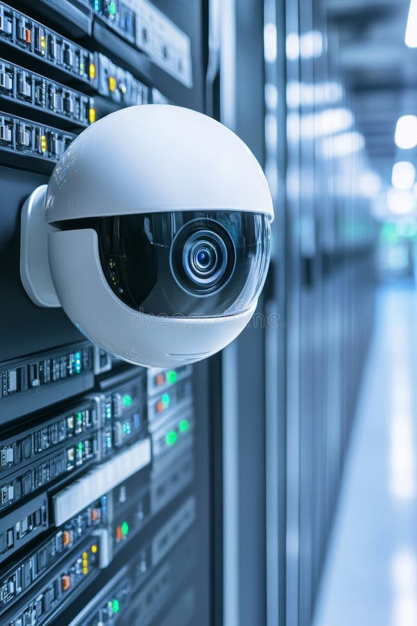 Modern Data Center Security, Video Surveillance Protecting Servers and ...