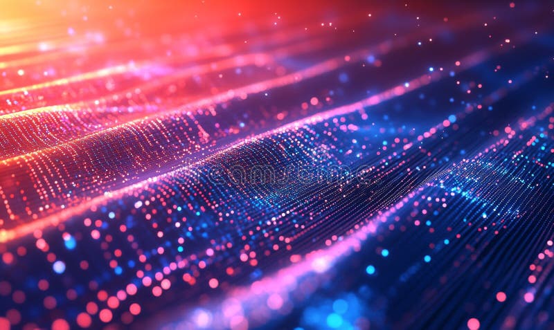 A Modern Data Center with Server Cabinets and Advanced Tech Designed for Cloud Computing ...