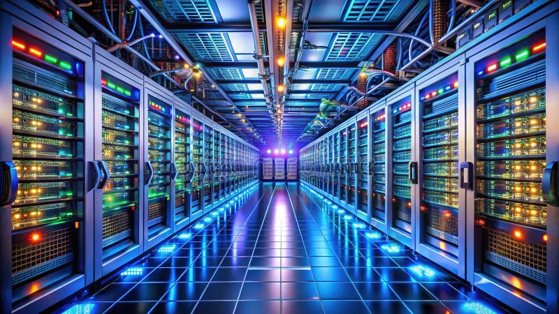 Modern Data Center Server Room Optimized Network Infrastructure for HighPerformance Computing ...