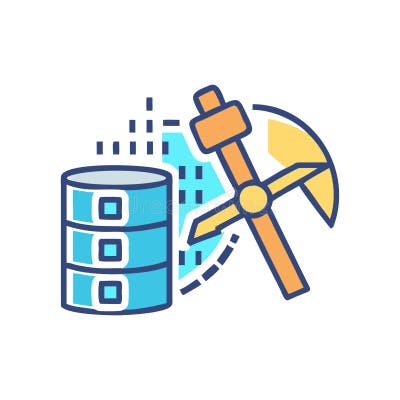 Modern Data Mining Logo Design Stock Photo - Illustration of contract ...