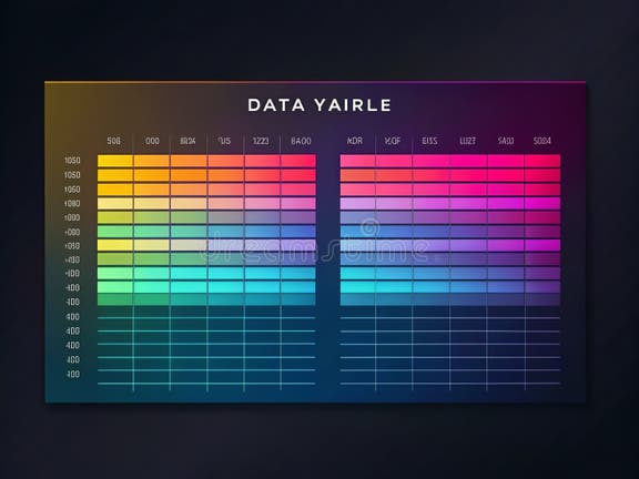 Modern Data Table Template for Websites and Presentations Clean Design ...
