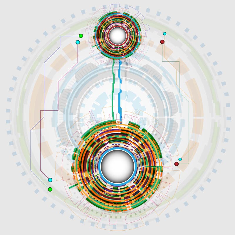 Modern Data Transfer Technology of the Future with the System Stock ...