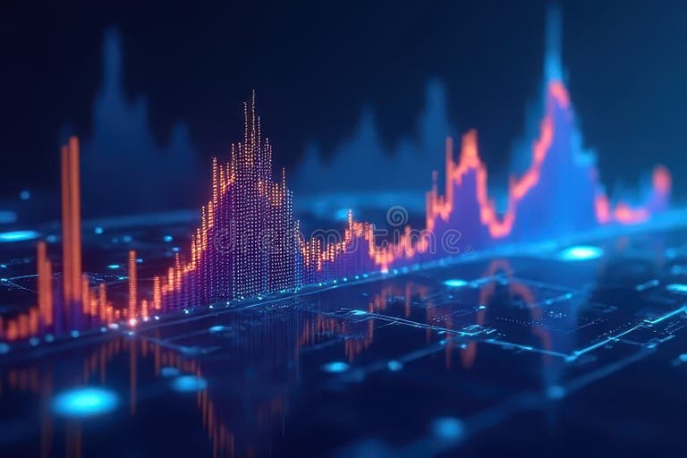 Modern Data Visualization Techniques in Action Stock Illustration ...