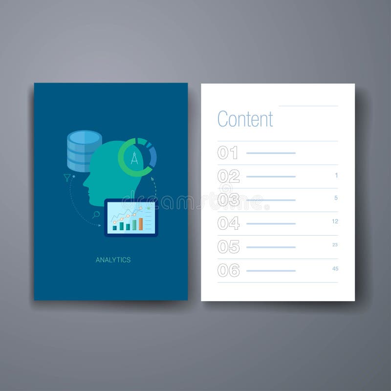 Modern Database Development Flat Icons Cards Stock Illustration ...