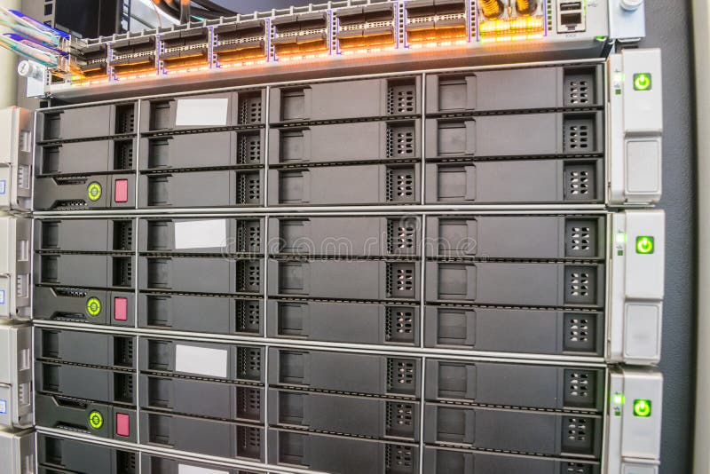 Modern Database Servers with Multiple Hard Drives Work in the Server ...