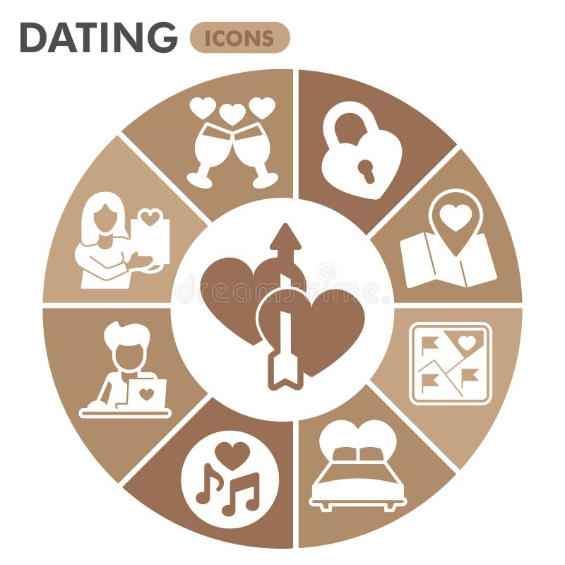 Modern Dating Infographic Design Template. Love Inphographic ...