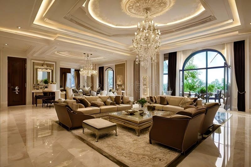 Modern-day Home Created Entirely through AI-generated Design Stock ...