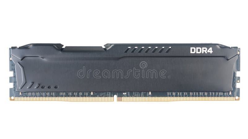 RAM Stick of Computer Random Access Memory Isolate Stock Photo - Image of green, component: 42163824