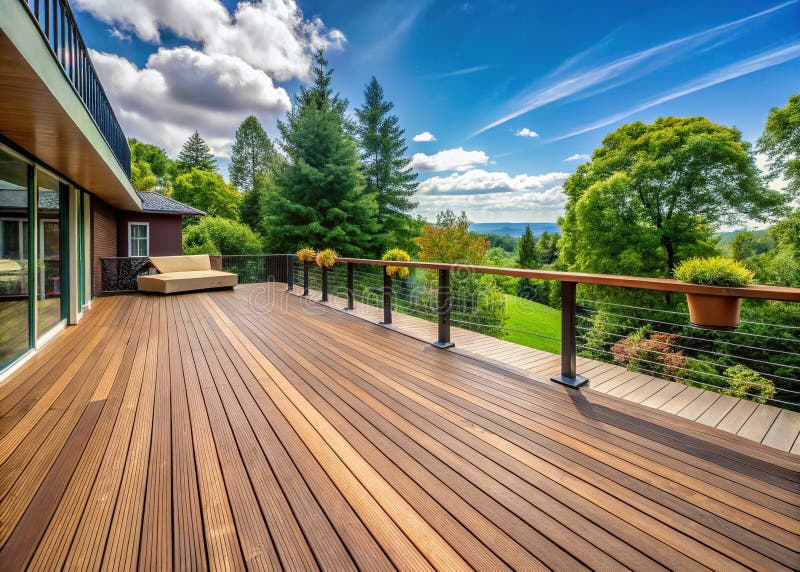 Modern Decking Design Seamless Board Images for a Refined Backyard ...