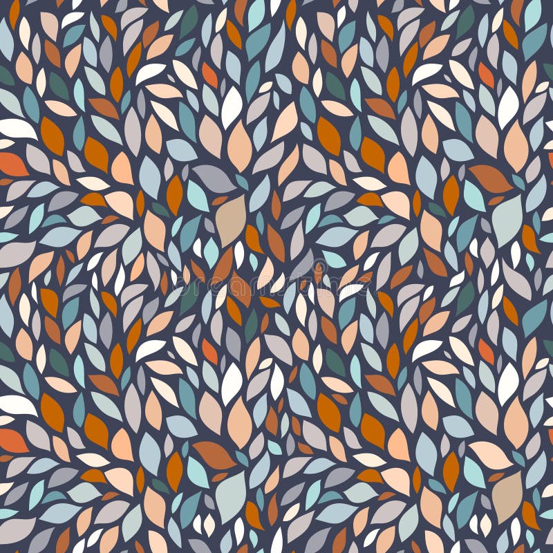 Abstract Decorative Seamless Pattern, Pastel Colors, Cut Out Shapes ...
