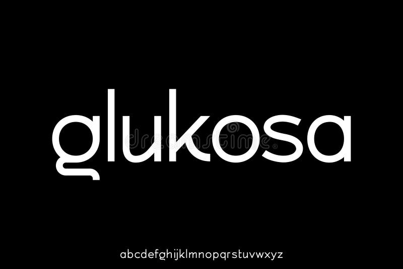 Modern Decorative Sans Serif Alphabet Display Font Vector. Unique ...