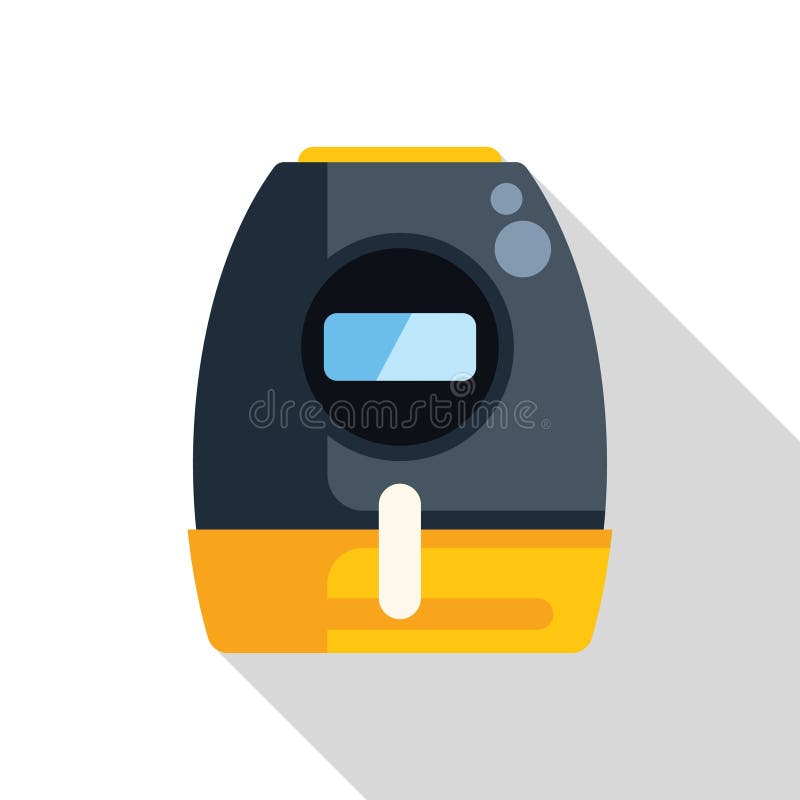 Modern Deep Fryer Machine for Frying Food Stock Illustration ...