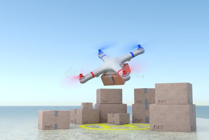 Modern Delivery Service Technology, Delivery Logistics Using Quadcopter ...