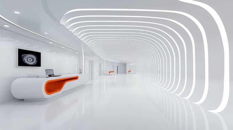 Modern Dental Clinic Interior Featuring Sleek Design and Bright ...